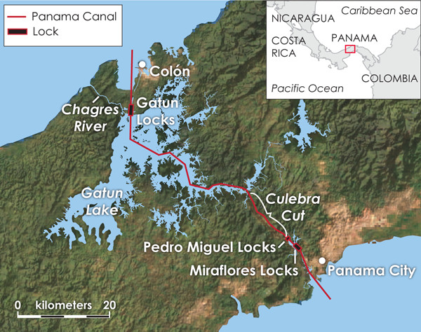 Benchmarks: October 10, 1913: Atlantic and Pacific waters meet in the ... Benchmarks: October 10, 1913: Atlantic and Pacific waters meet in the ...