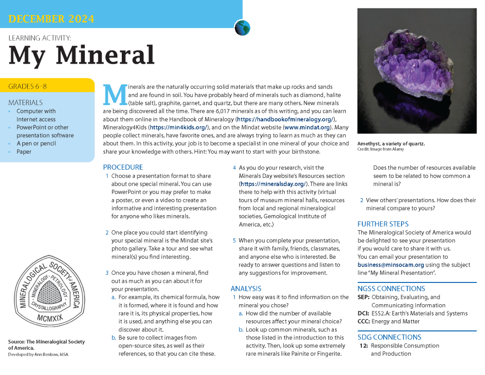 Earth Science Week Resources